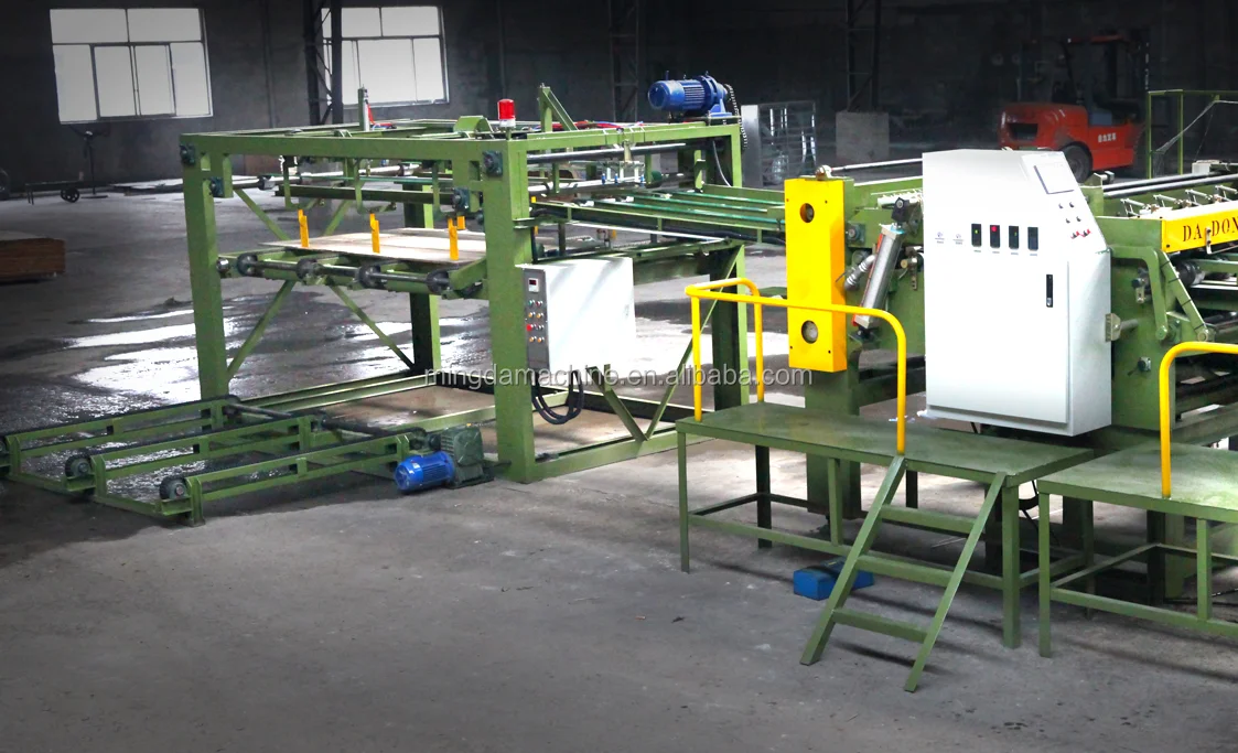 Automatic servo motor plywood machinery core veneer composer machine ...