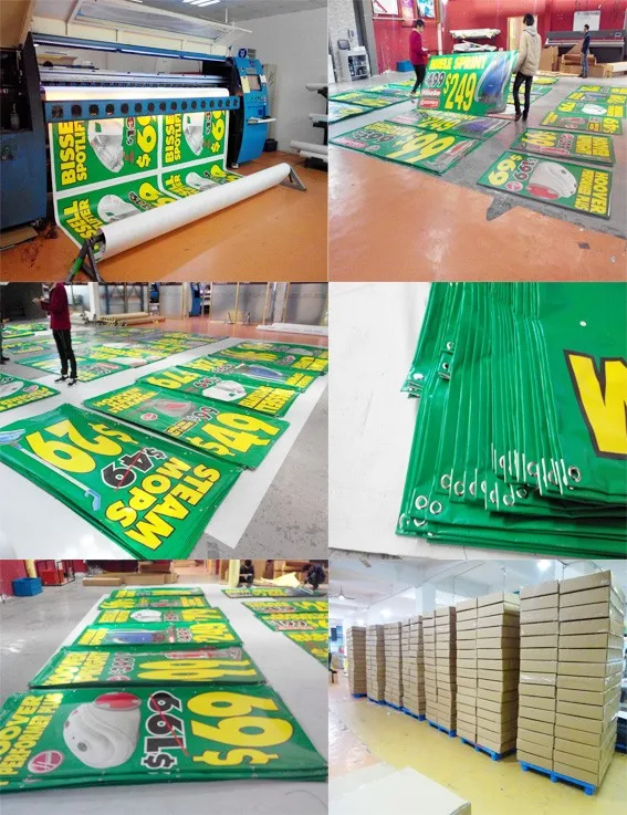 Custom Grommets Eyelets Hanging Mesh Banner Printing Service For ...