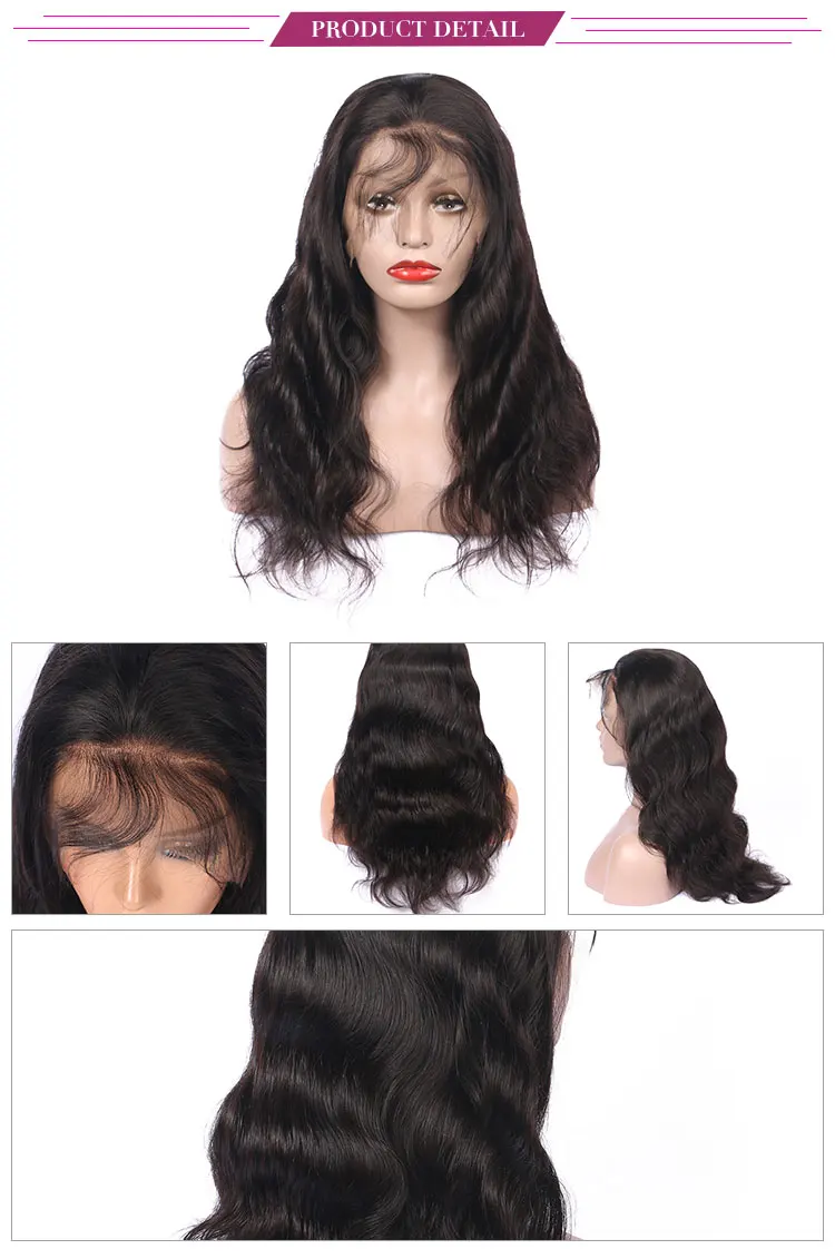 2018 Year 22 Inch Body Wave 100 Brazilian Virgin Hair Full Lace Wigs ...