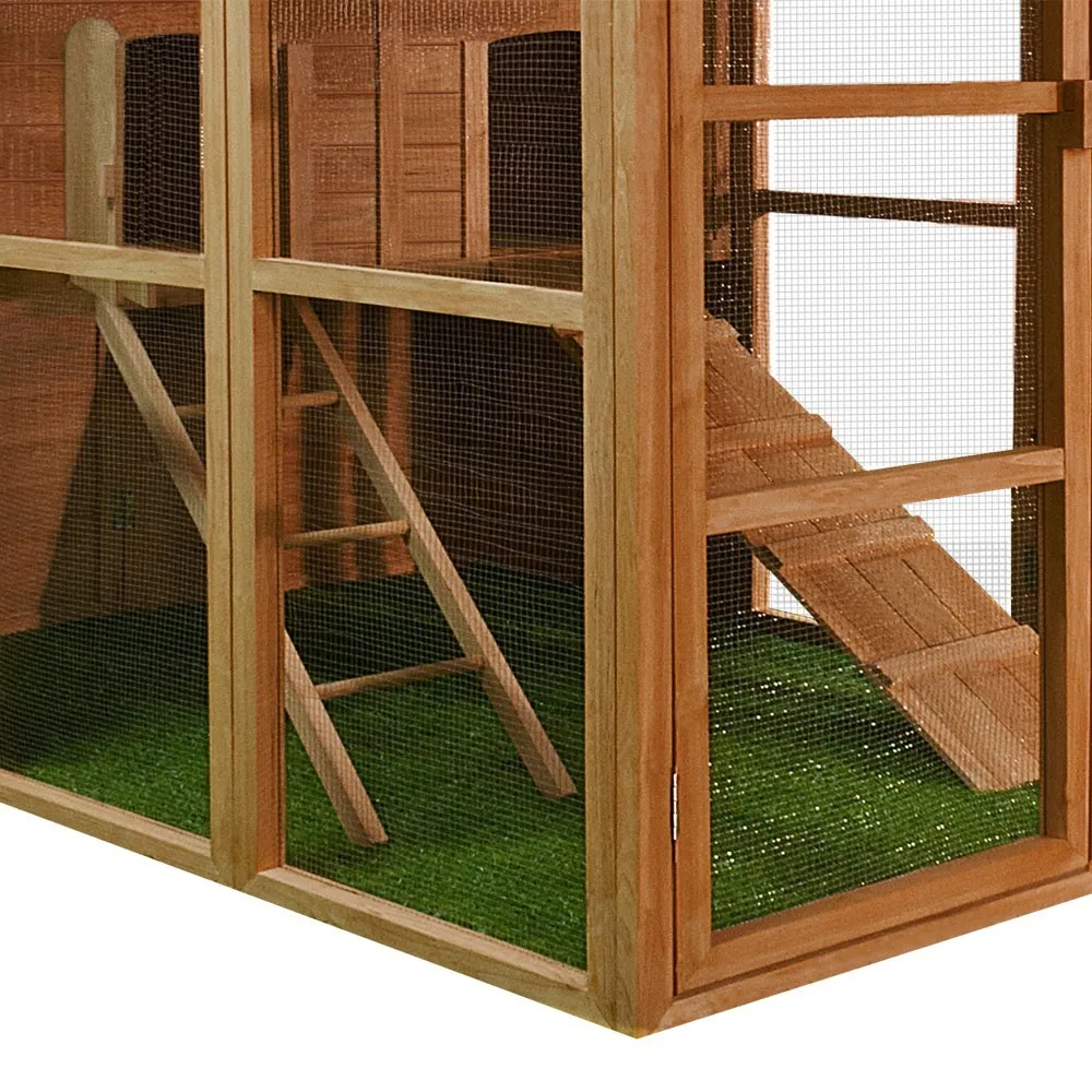 Wooden Chicken Layer Coop - Eco-Friendly Nesting Boxes for Chickens ...
