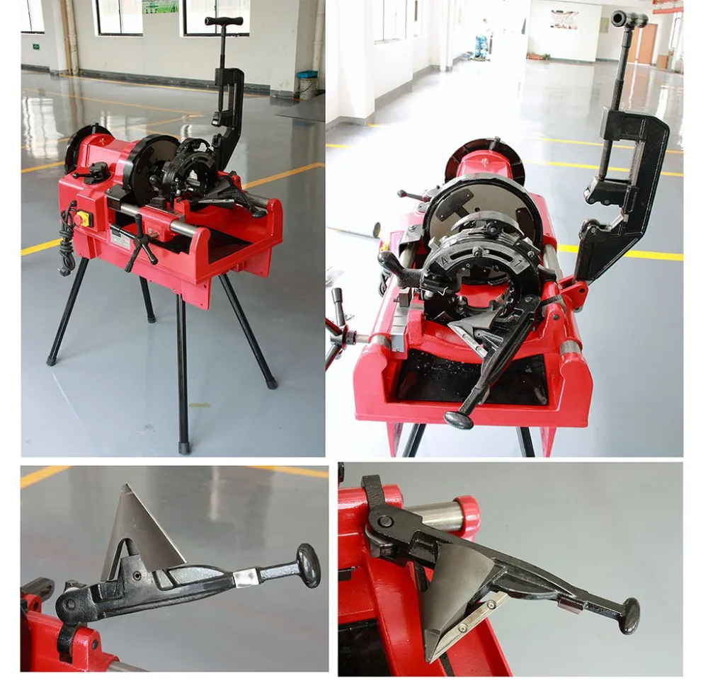 Sq100f Portable Auto Pipe Threading Machine For 4 Inch Tube 1500w - Buy ...