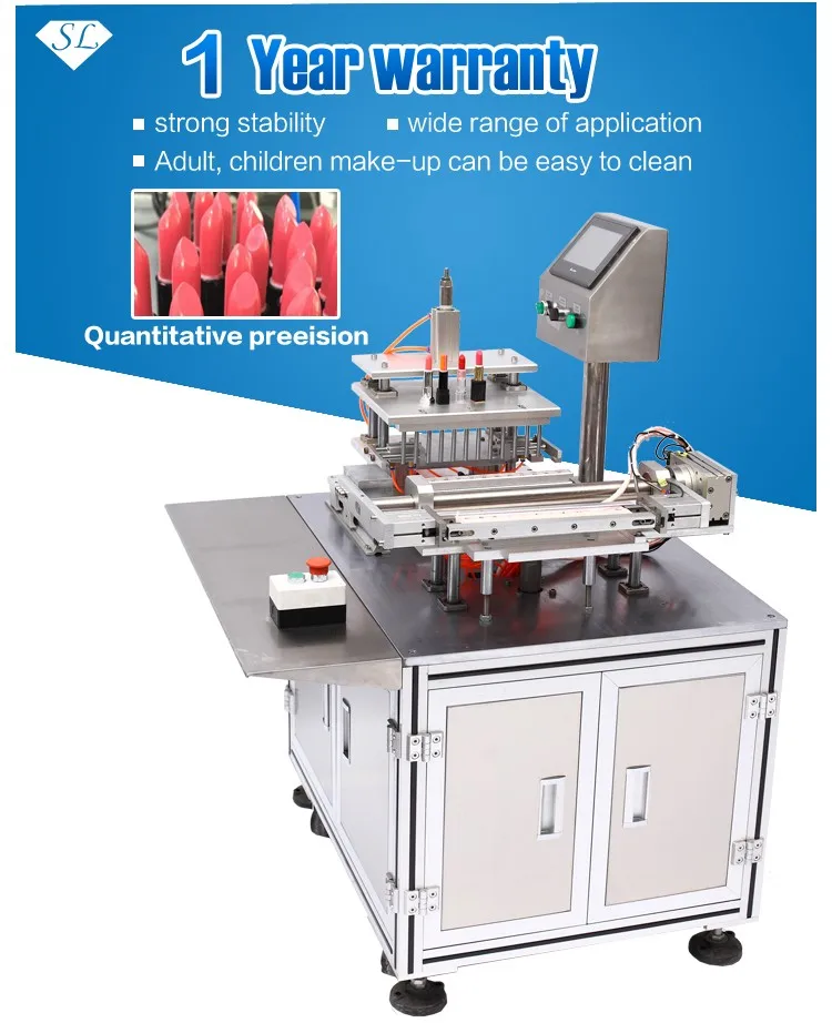 Lipstick Mould Stripping Machine Automatic Lipstick Filling Releasing ...