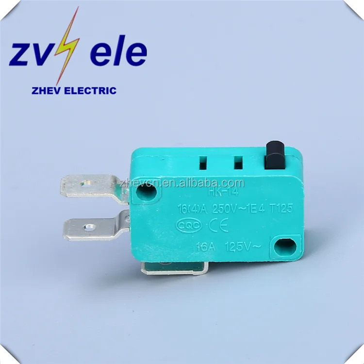 KW7-0 Normally Open Micro Switch, 16A Rating, 100,000+ Cycles, Solder ...