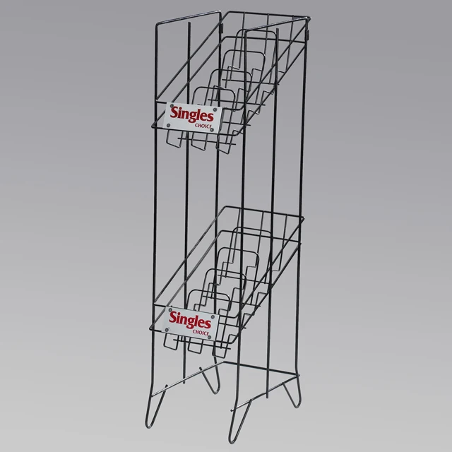 Commercial Foldable Magazine Display Rack/metal Wire Magazine Rack For ...