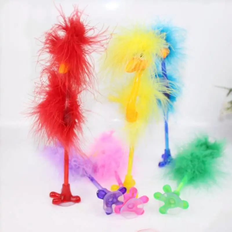 Funny Ostrich Feather Pen - Novelty Gift for Office & School