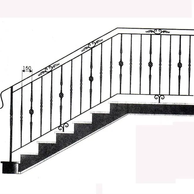 Decorative Iron Grill Designs For Stairs Of China Manufacture - Buy ...