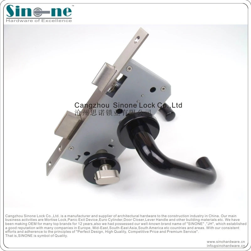 Euro Ss304 Fire Door Mortise Sash Lock Handle Hollow Tube Door Lever ...