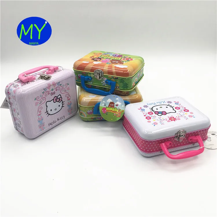 L170*w140*h70mm Large Rectangular Kids Gift Hot Selling Lunch Tin Boxes ...