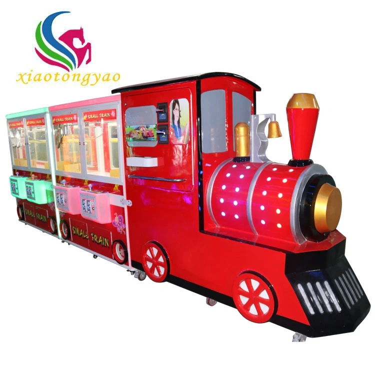 4 Spelers Gift Kraan Machine Rode Klauw Machine Grote Trein Klauw Kraan ...