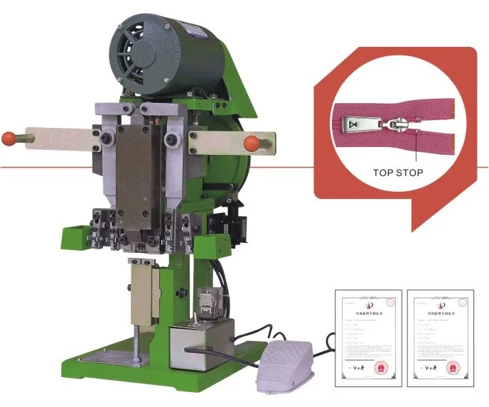 CE, Semi-auto Nylon Zipper Flat Wire Top Stop Pressing Machine| Alibaba.com