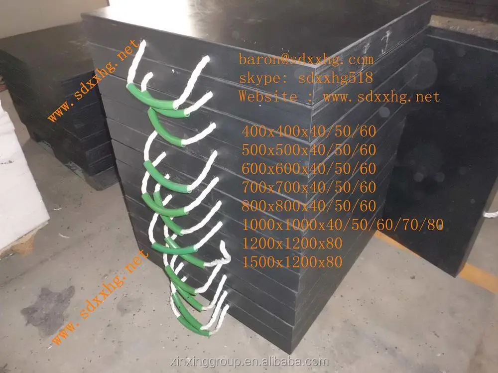 Mobile Truck Crane Foot Support Pad In Virgin Uhmwpe Material,Crane ...