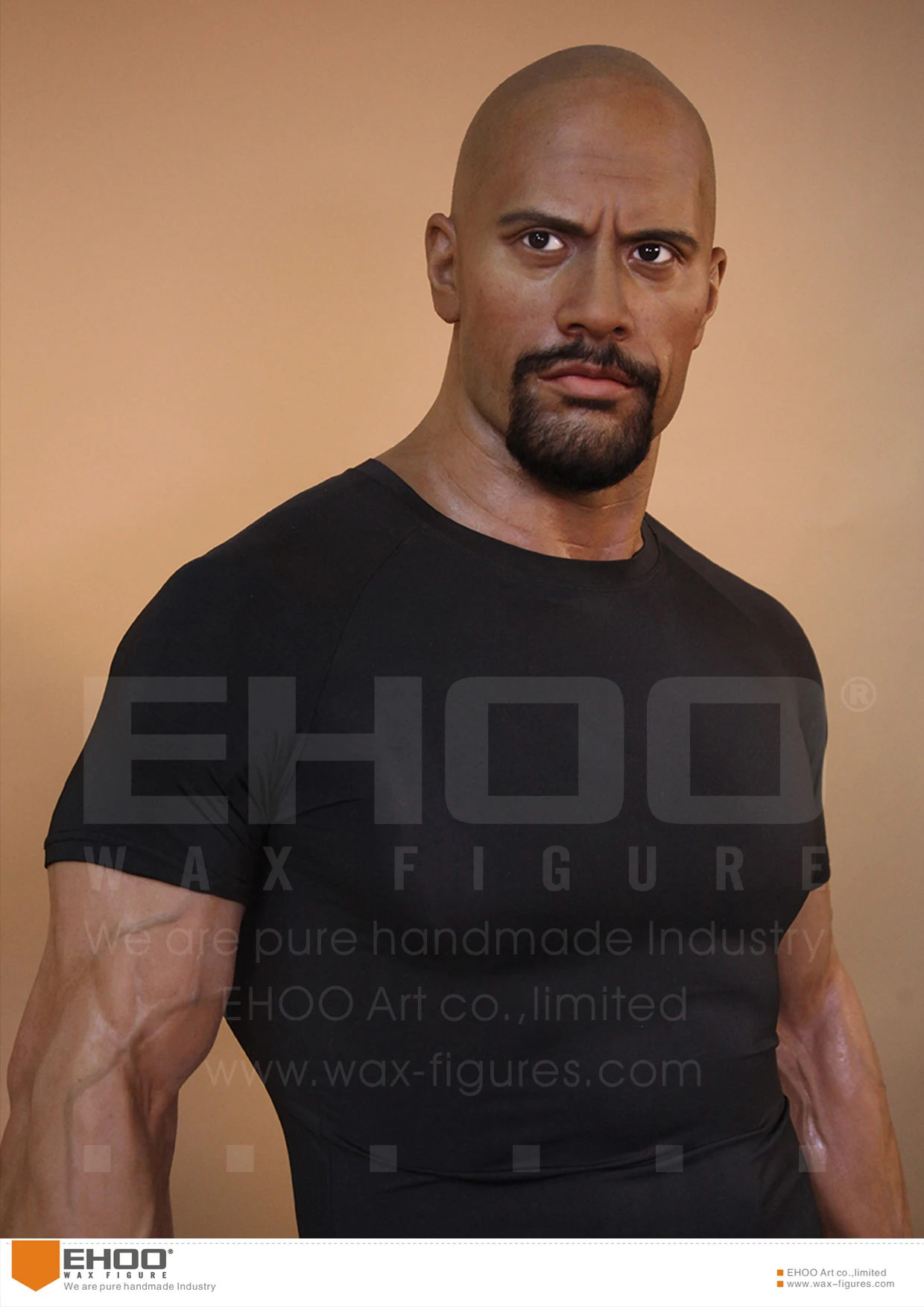 High Quality Lifesize Movie Star Dwayne Johnson Resin Sculpture For ...