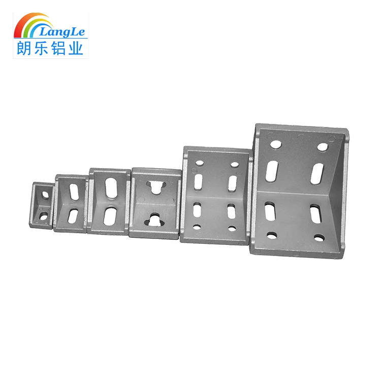 Aluminium Profile Accessories L Shaped 90 Degree Corner Connector for ...