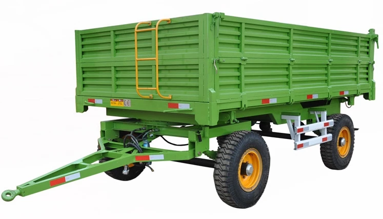 Compact Tractor Tipping Trailer 2 Wheel Trailer - Buy 2 Wheel Trailer ...