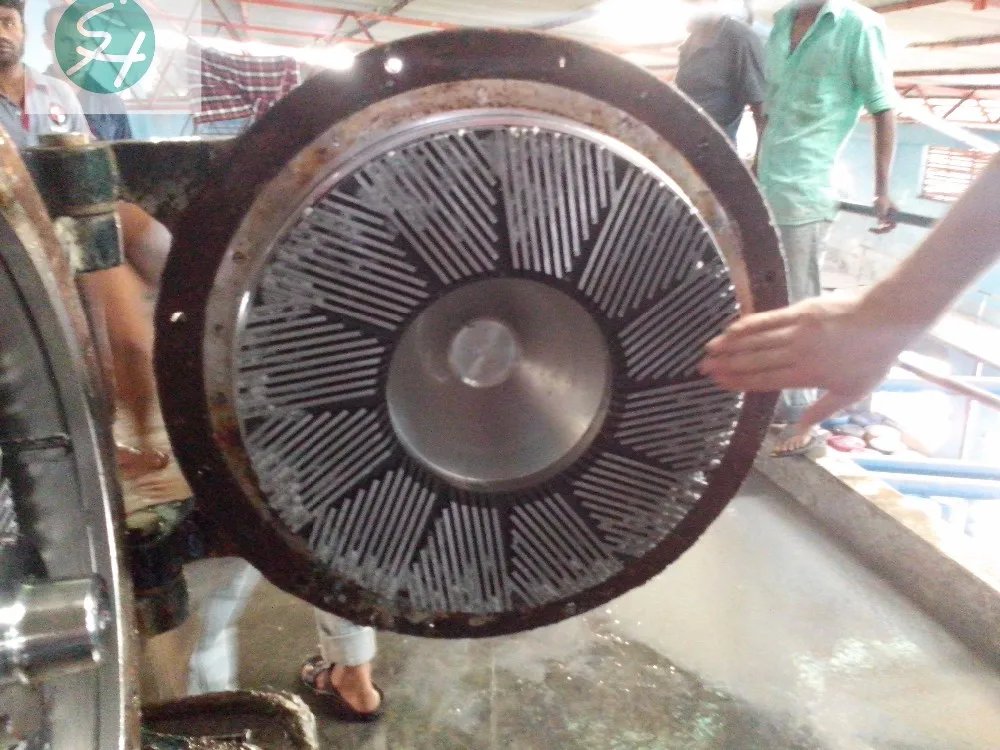 Double Disc Refiner Plate For Pulp Grinding - Buy Double Disc Refiner ...