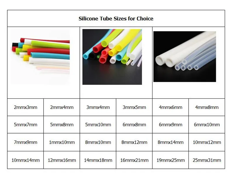 Various Sizes For Choice Silicone Rubber Tube Round Shape - Buy ...