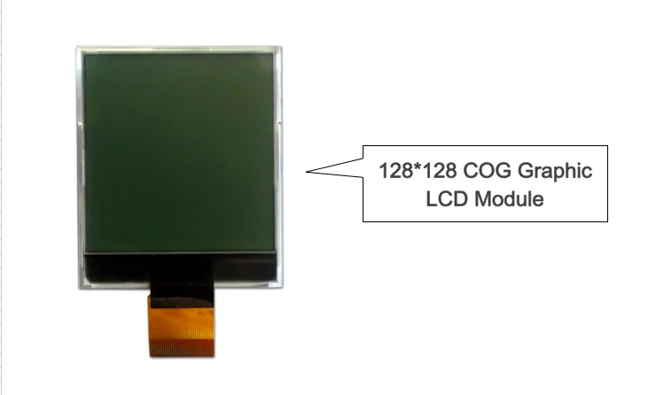 Monochrome 128x128 Positive Transflective Dot Matrix Graphics Fstn Cog ...