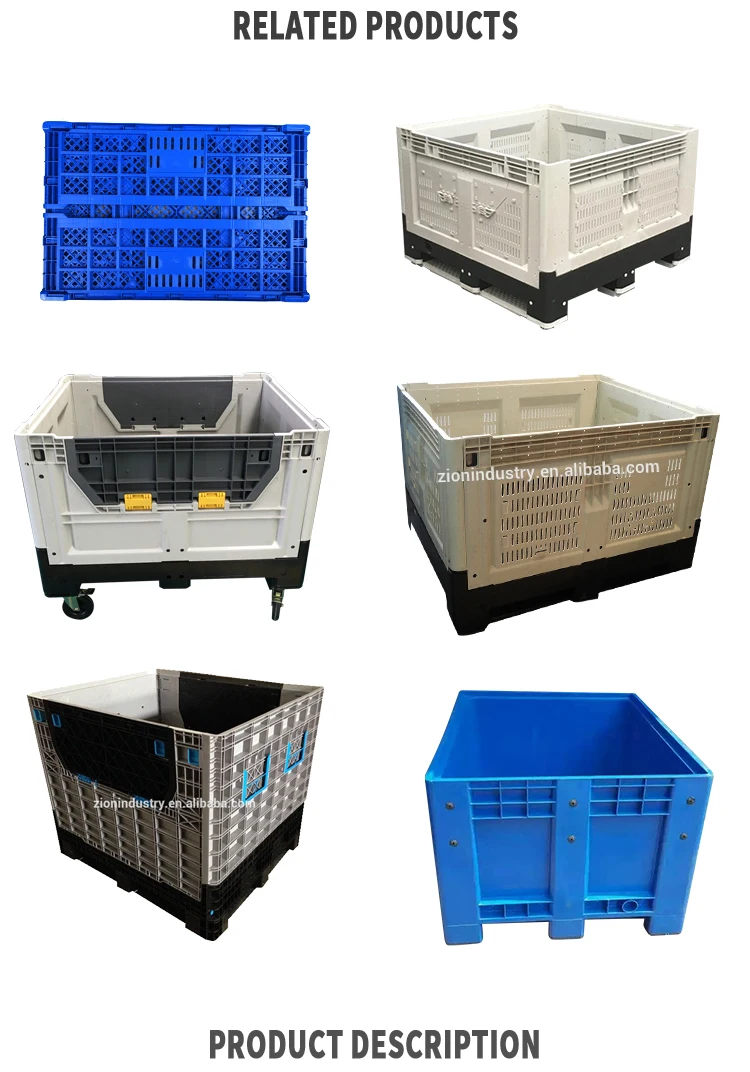 Collapsible Plastic Pallet Bins - Maximize Storage Efficiency