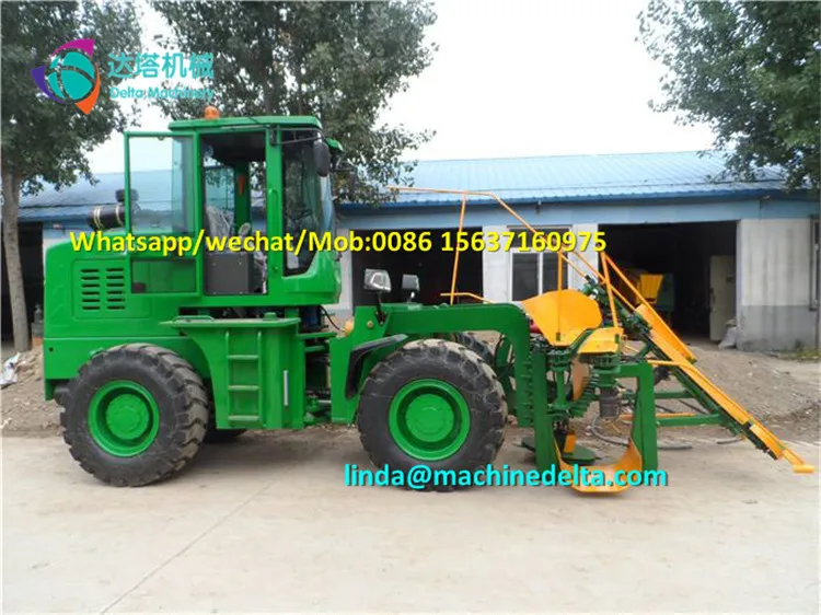 New Developed Whole Stalk Sugarcane Harvester / Mini Cane Harvester ...
