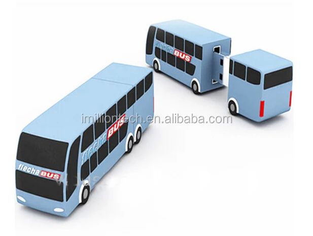 Coach Shape Usb Flash Drive Bus Usb Stick School Bus Usb Memory Drive ...