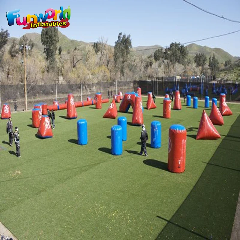 Funny Shooting Games - Durable Inflatable Paintball Bunkers