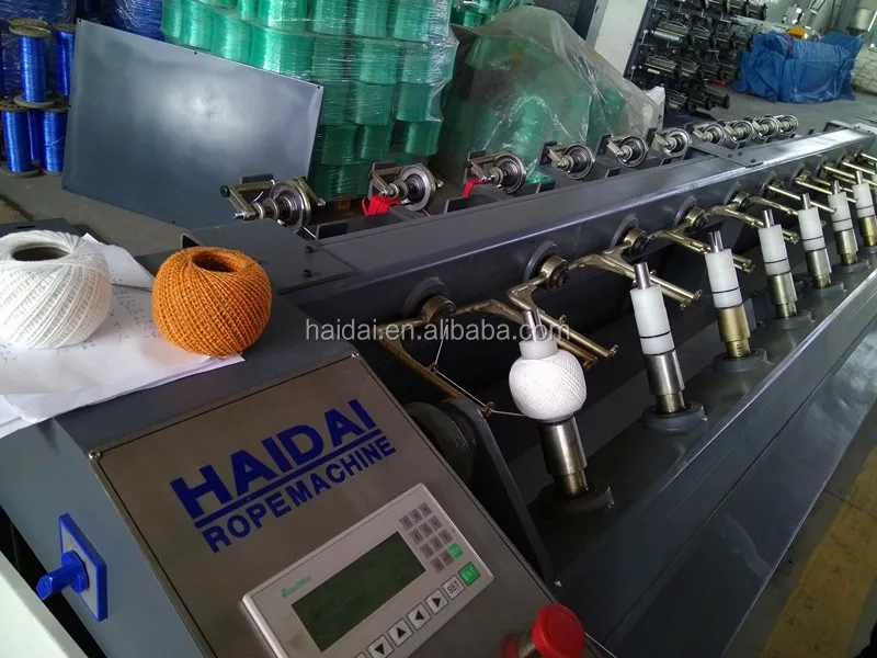 Polypropylene Cotton Woolen Yarn Rope Twine Ball Winding Machine - Buy ...