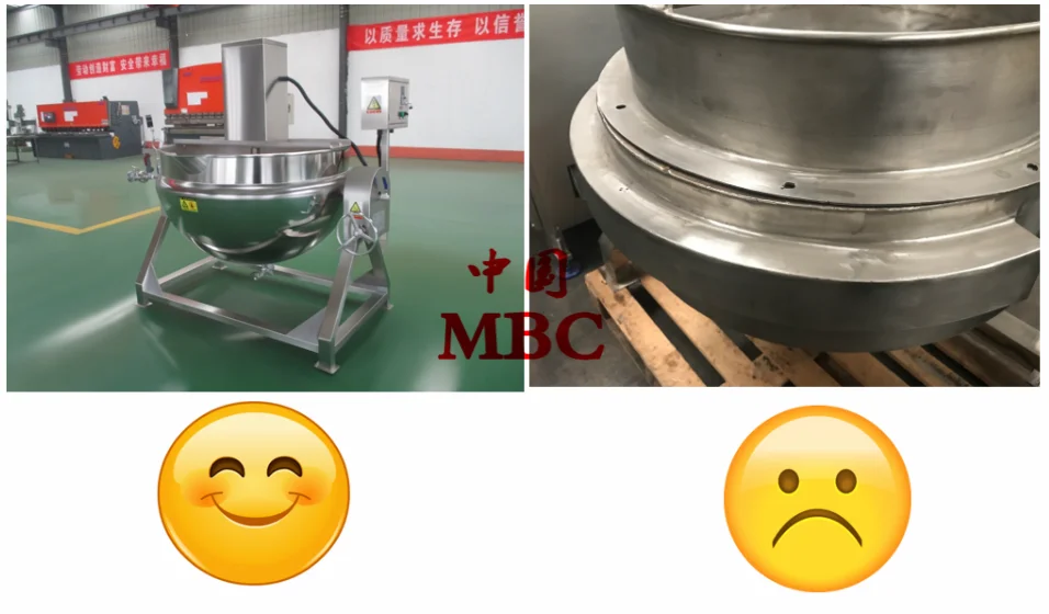 Steam Jacketed Kettle with Stirring for Food - MBC Cathy