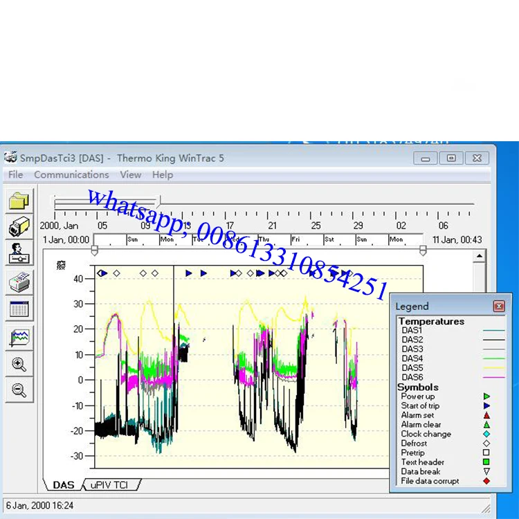 Usb Contact Cable With Thermo King Diagnostic Tool Wintrac Thermo-king ...