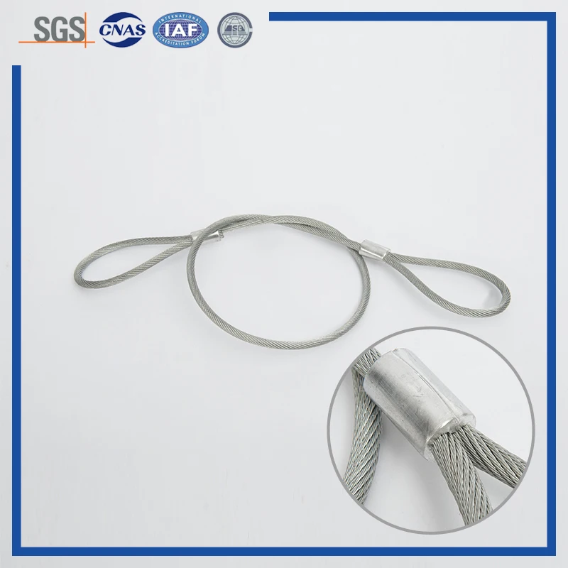 Steel Wire Rope Sling For Precast Concrete With Lifting Socket - Buy ...