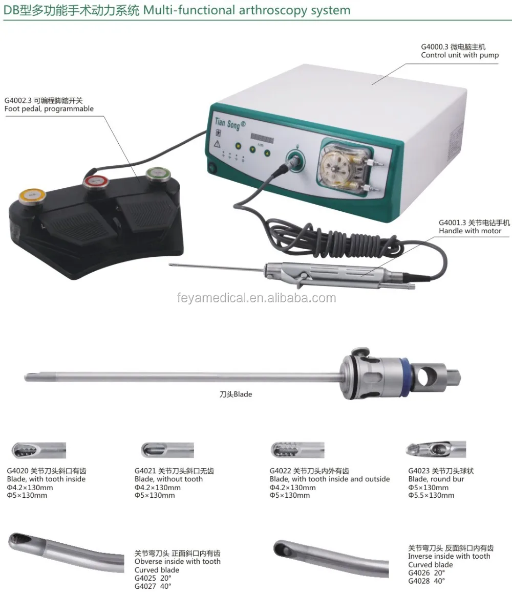 Orthopedic Surgical Instrument Multifunctional Arthroscopy Shaver ...