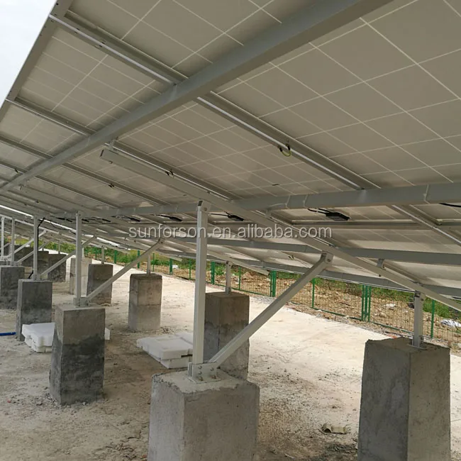 Aluminum Pv Mounting Structures For Solar Farm - Buy Pv Mounting ...