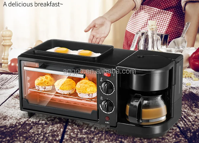 3-in-1 Family Size Breakfast Station 3-in-1 Multifunction Breakfast ...