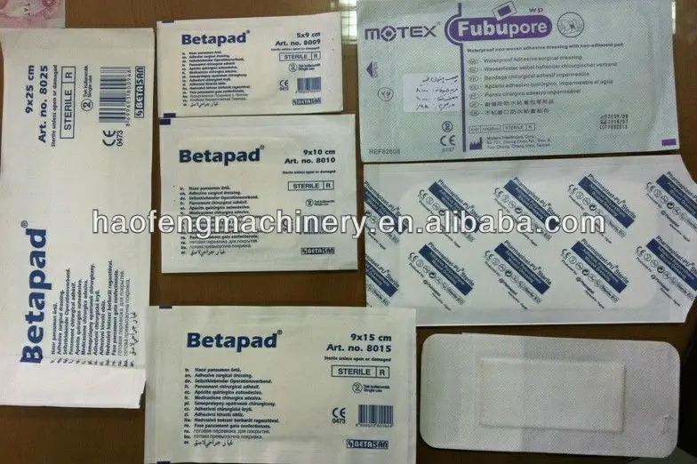 Non Woven Adhesive Wound Dressings Making Machine - High Accuracy
