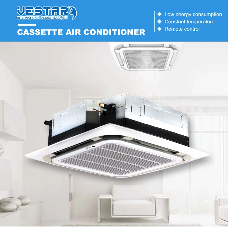 Remote Control Ceiling Cassette Air Conditioner With Competitive Price ...