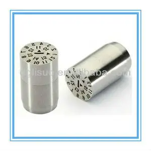 Plastic Injection Mould Parts Date Code Date Marking Insert With High ...
