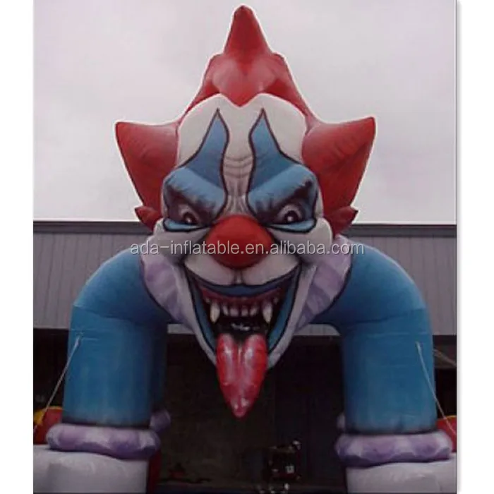 Scary Giant Advertising Inflatable Clown Arch Tunnel For Event A061 ...