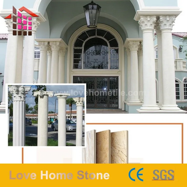 2017 New Design Hot Sales Marble Stone Gate Pillar And Square Pillar ...