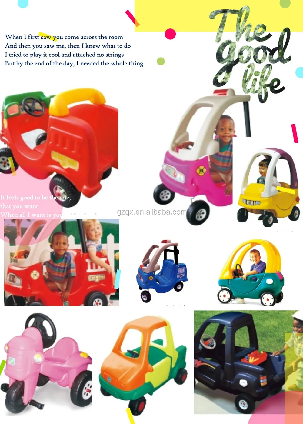 Kid Play Steering Wheel Children Toy Car/small Plastic Toy Car Wheel ...