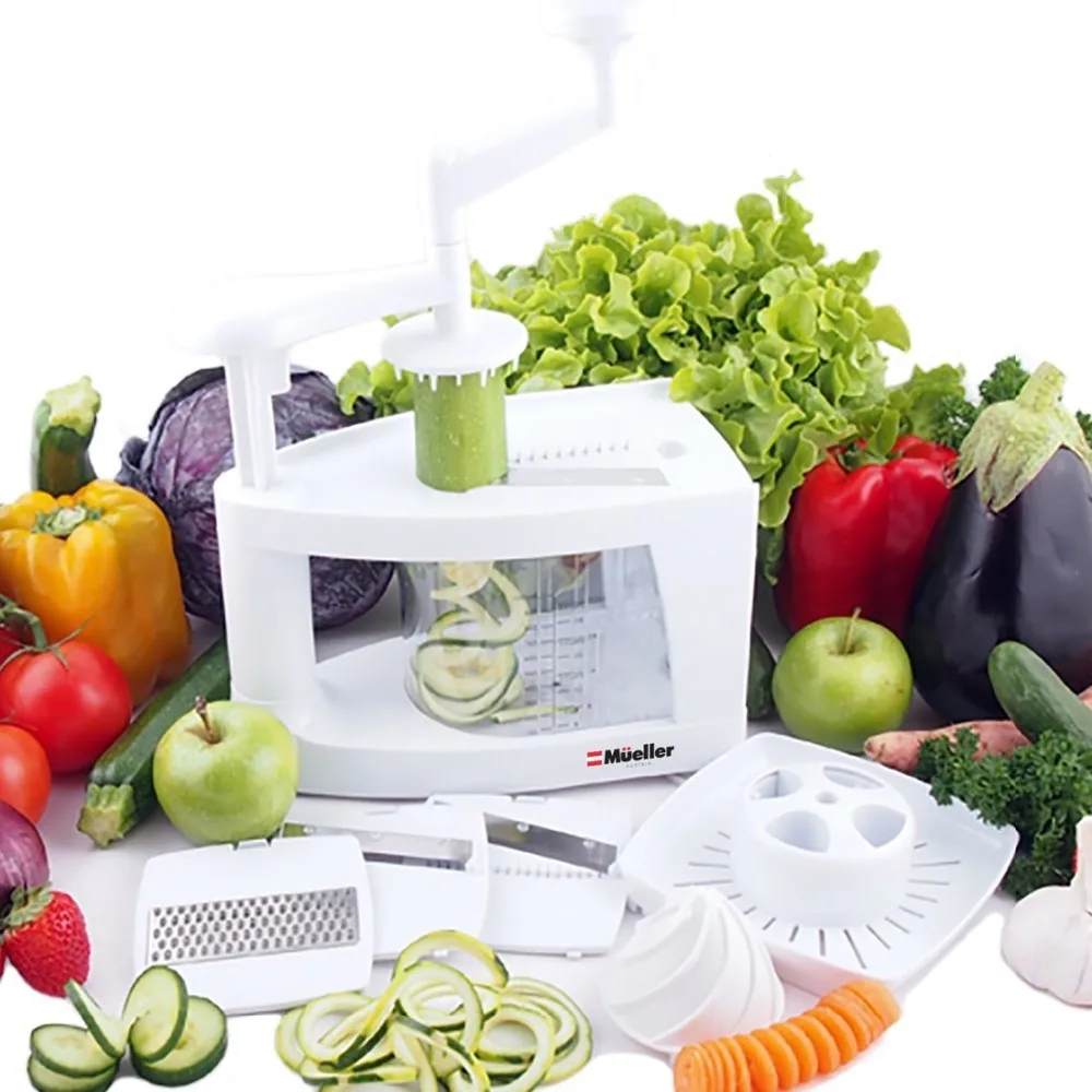 Lfgb Proved Spiral-ultra 4-blade Spiralizer,8 In 1 Spiral Slicer,Heavy ...