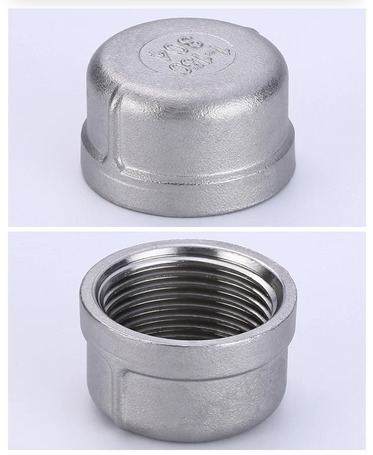 Non-standard Female Threaded 2 Inch Stainless Steel Pipe Fitting Round ...