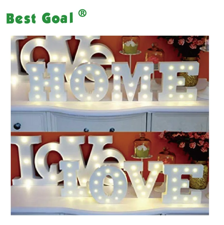 Wooden Diy Led Letter Lights Sign T - Buy Led Channel Letter Signs ...