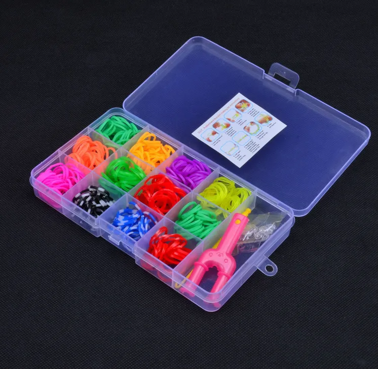 2022 Children Loom Bands Girls Craft Toys Gifts Loom Bands Kits Box For ...