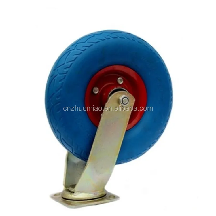 10 Inch Casters Inflated Soft Large Size Silence Rubber Castor Air ...