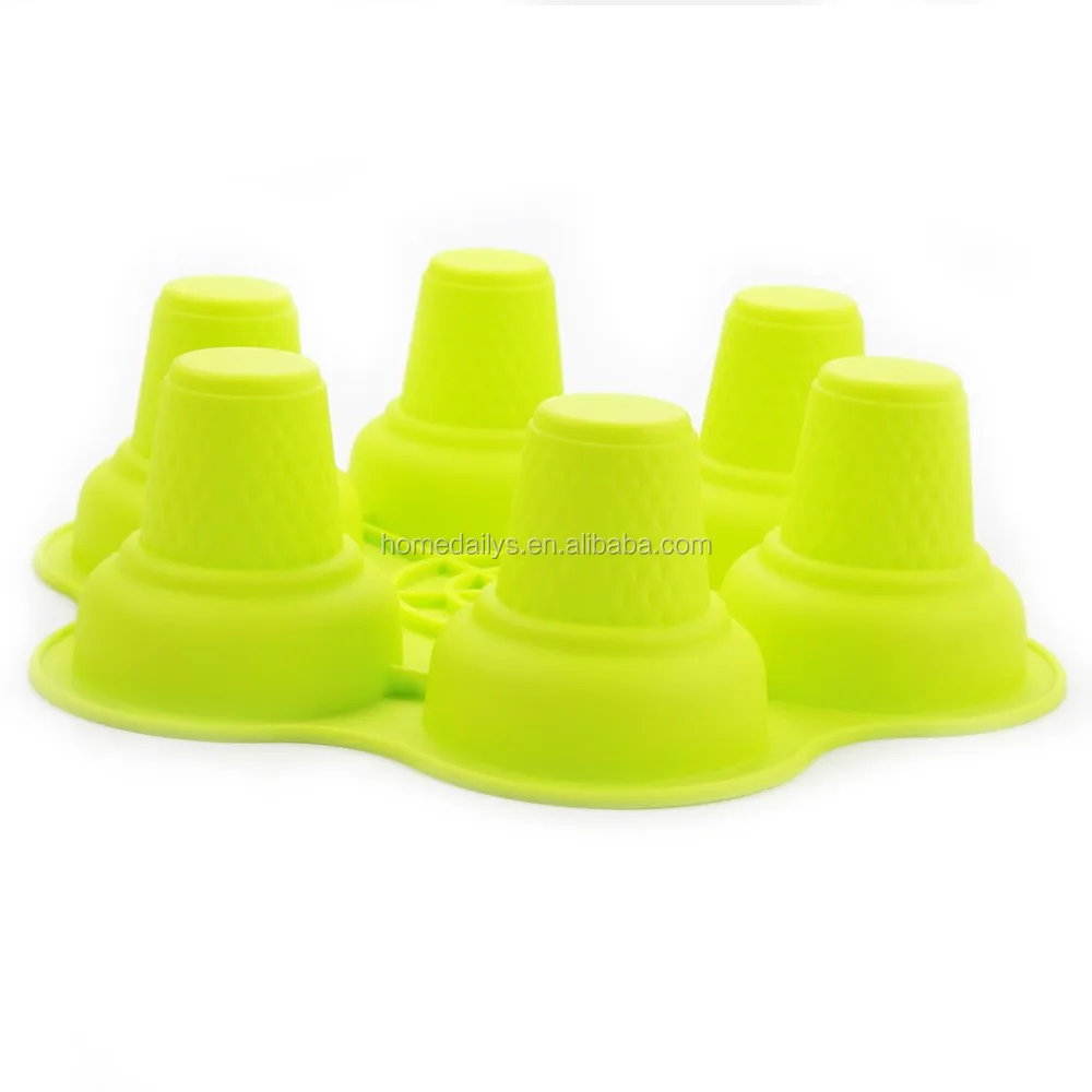 Food Silicone Customized Design Ice Cream Cone Cake Pan - Buy Molds ...