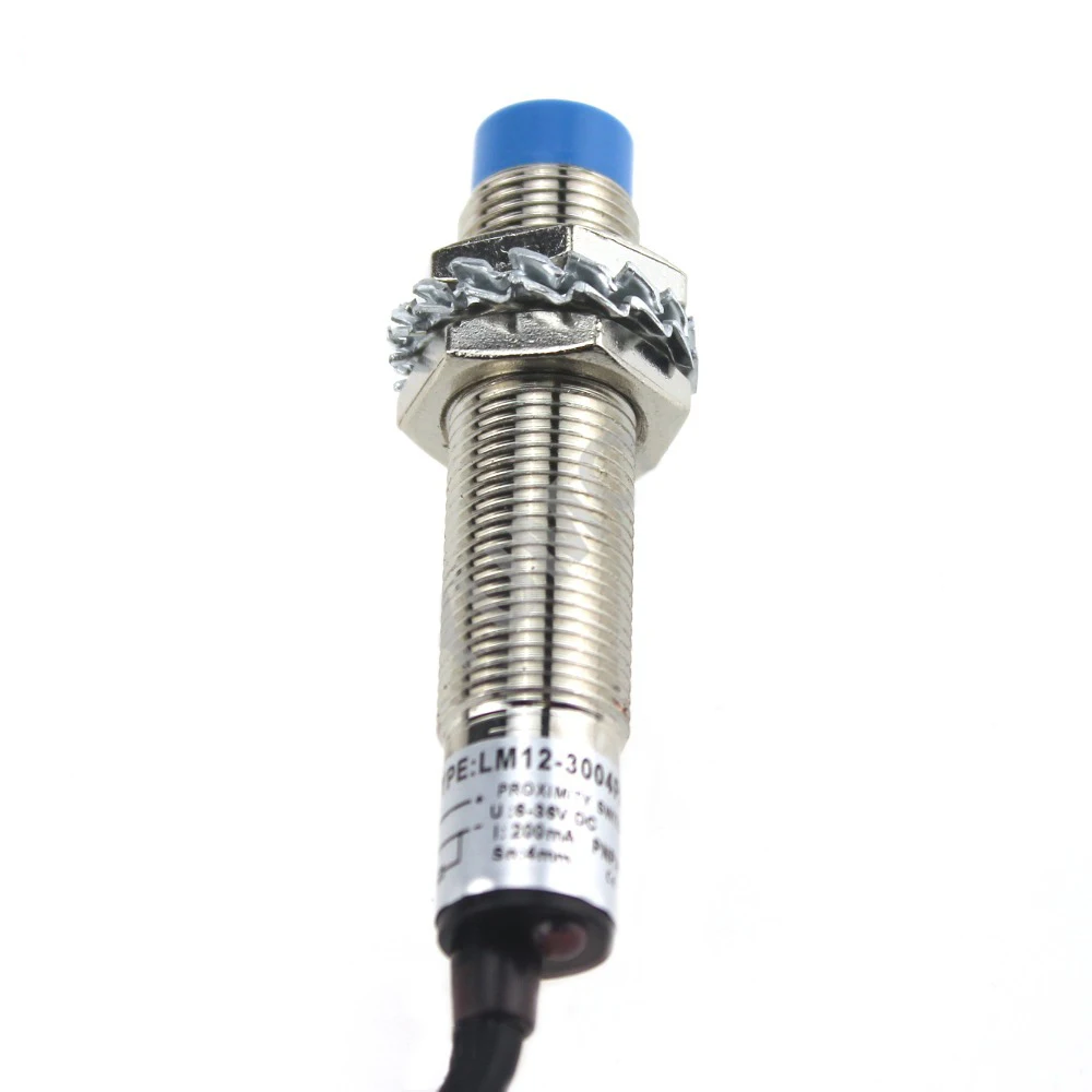 YUMO IP67 LM12-3004NA Inductive Proximity Sensor - 4mm Range