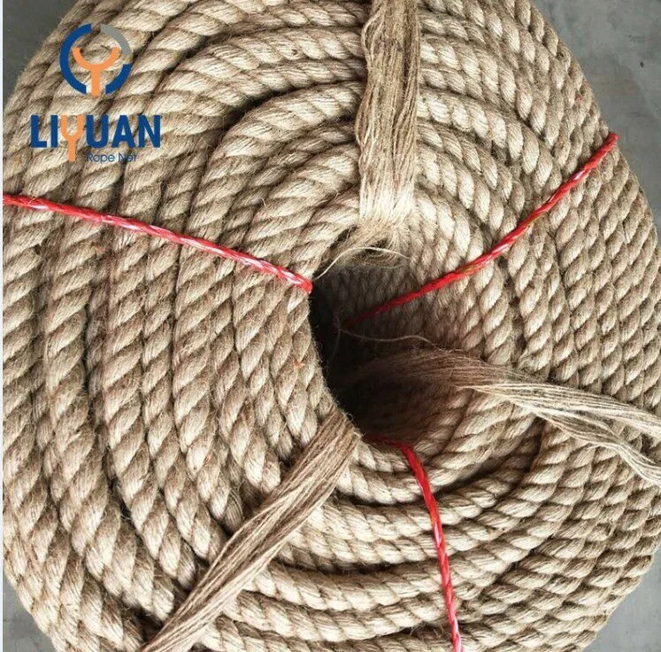 Cuerda De Sisal Resistente Al Desgaste 3-hilo Trenzado Marina Se Cáñamo ...
