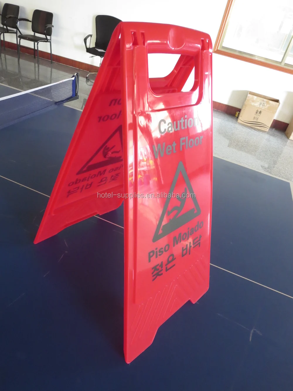 Red Color Plastic Wet Floor Warning Signs - Buy Wet Floor Sign,Plastic ...
