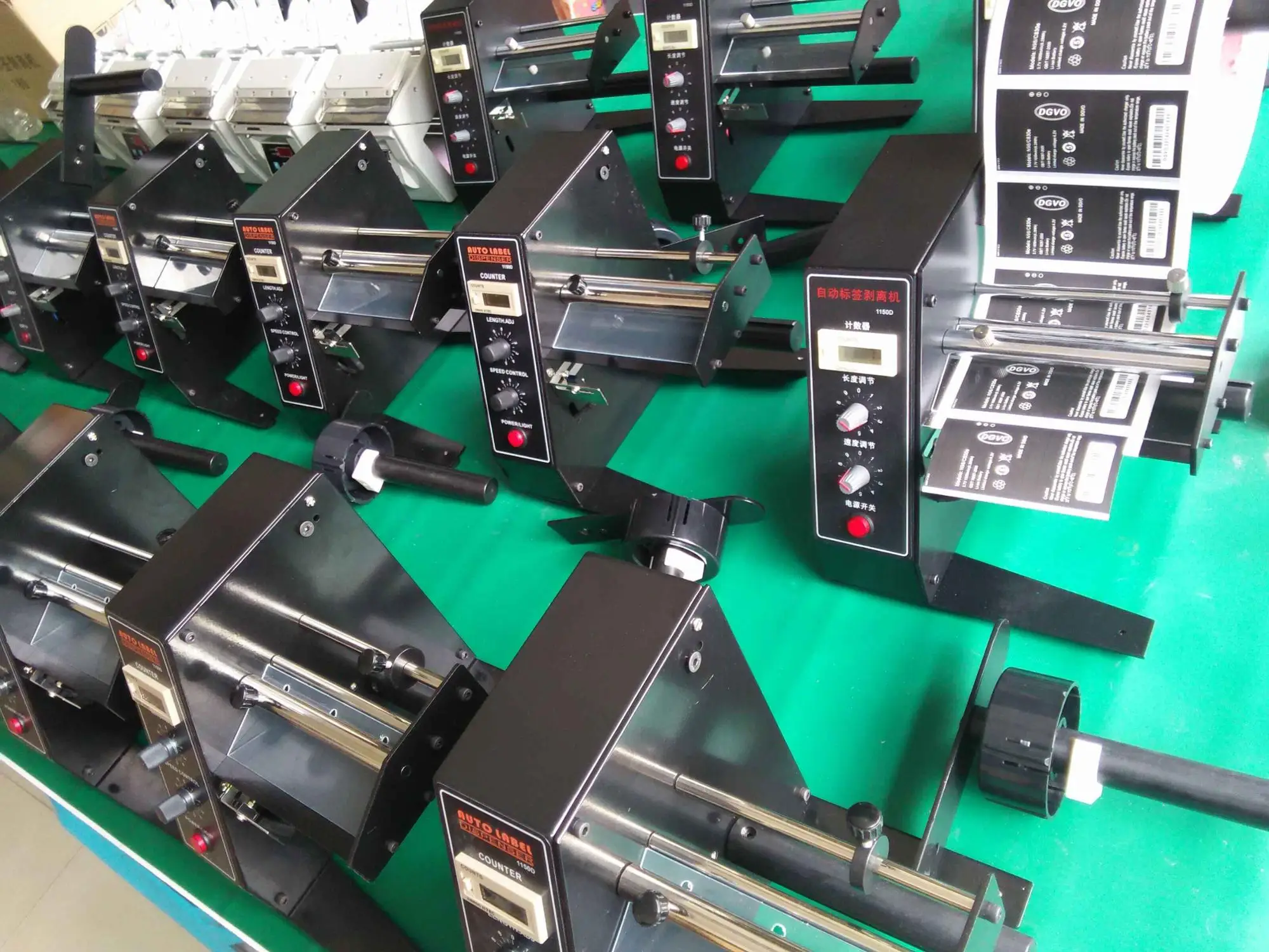 1150d Label Dispenser Machine Digital Display And Counting Function ...