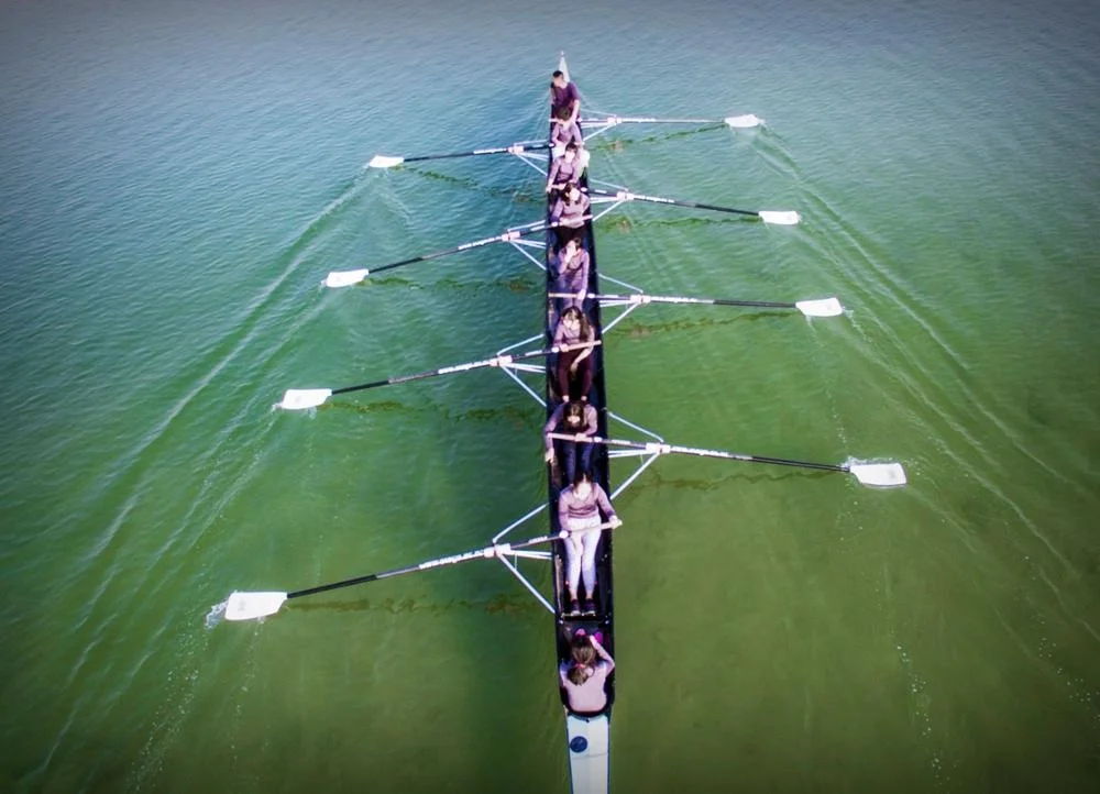 Student Using Rowing Boat Racing Shells - 480MM Fiberglass