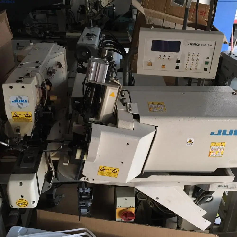 Used Orginal Juk I Mol-254 Automatic Double Needle Belt Loop Attaching ...